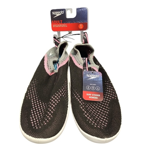 Speedo | Shoes | Speedo Surf Strider Water Shoes Womens S 56 Black Pink ...